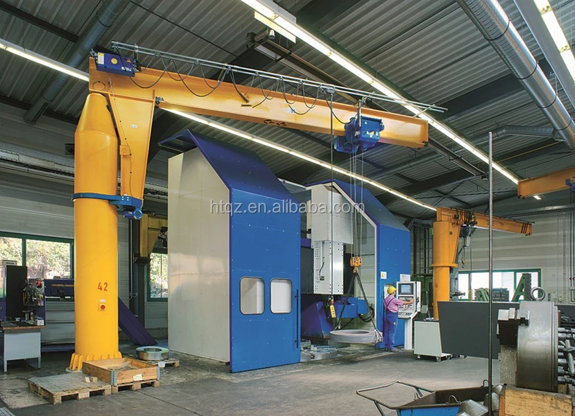 1 Ton Explosion Proof Jib Crane - 10M Span & 360° Rotation