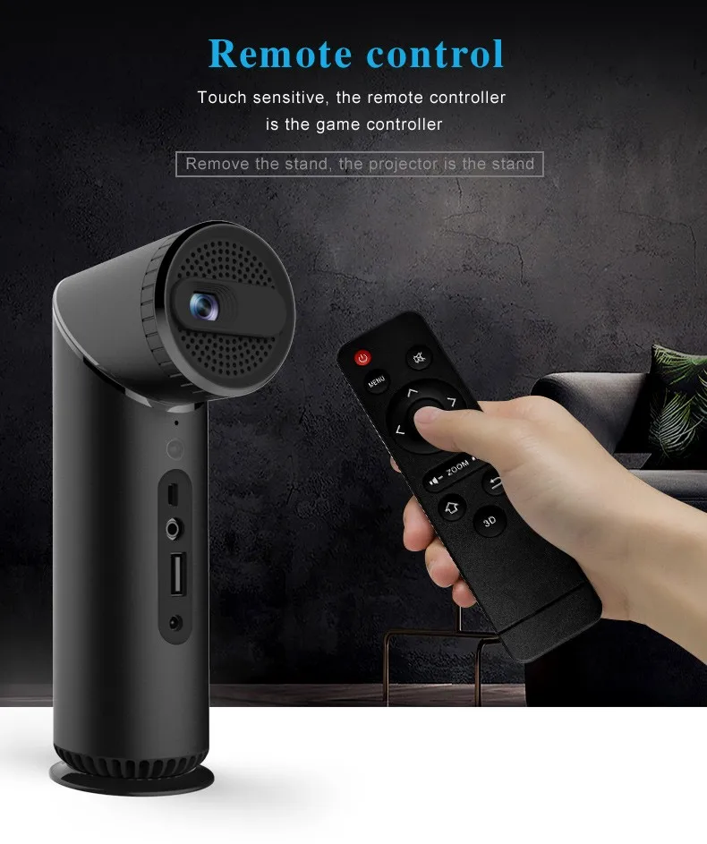 3d Dlp Projector Android Rk 3128 Portable Mini Projector Battery ...