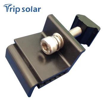 Pv Solar Panel Mounting Clamp Solar End Clamps 40mm - Buy Aluminum ...