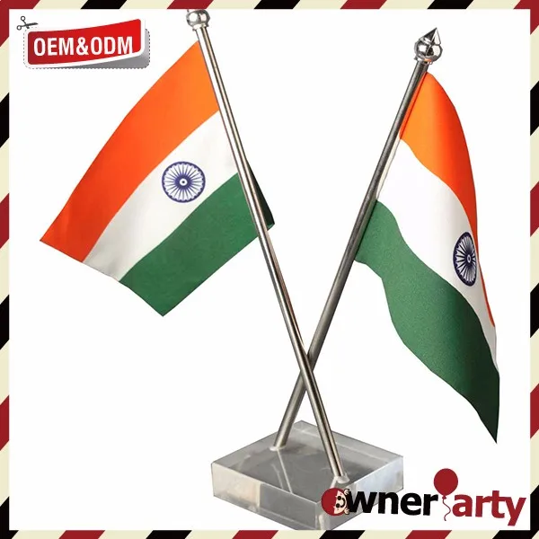 Custom Design And Size Desk Flags And Table Plastic Flag Stand For ...