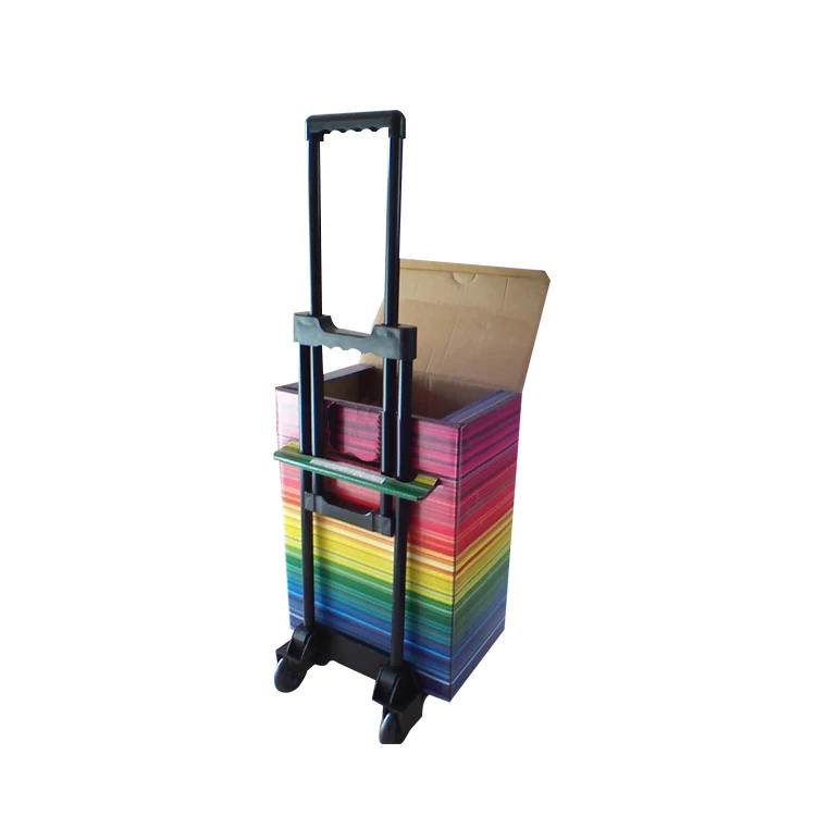 Exhibition Corrugated Cardboard Trolley Bag - Buy Cardboard Trolley Bag ...
