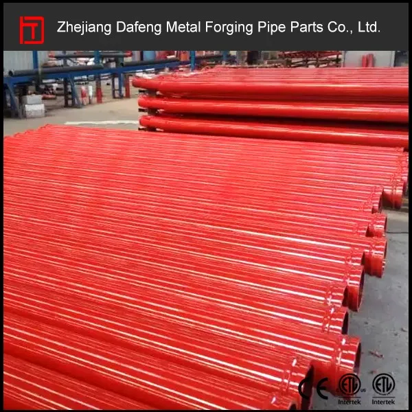 Heavy Duty Double Layer Pump Tube Dn125 Straight Concrete Pump Pipe ...