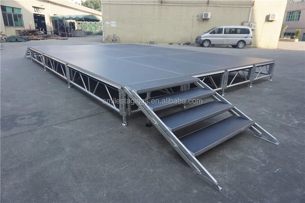 Portable Aluminum Retractable Stage Platform - Buy Retractable Stage ...