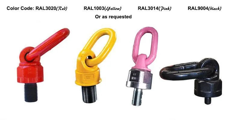 Rud Vlbg M24 Hoist Ring Swivel Shackle + Anchor Eye Bolt Lifting Eye ...