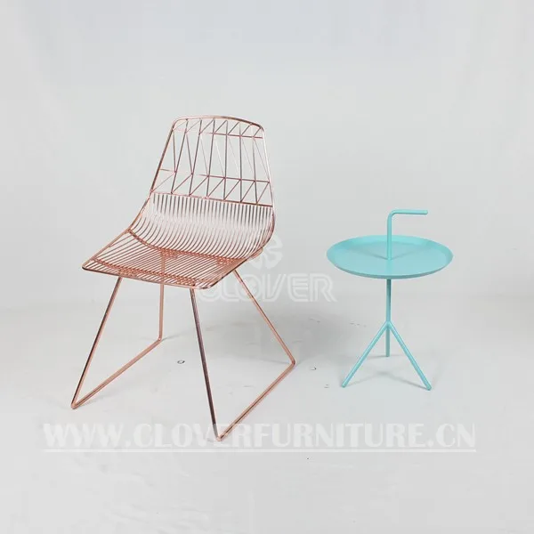 Lucy Chair Modern Wire Chair Copper Color - Buy Wire Chair Copper Color ...