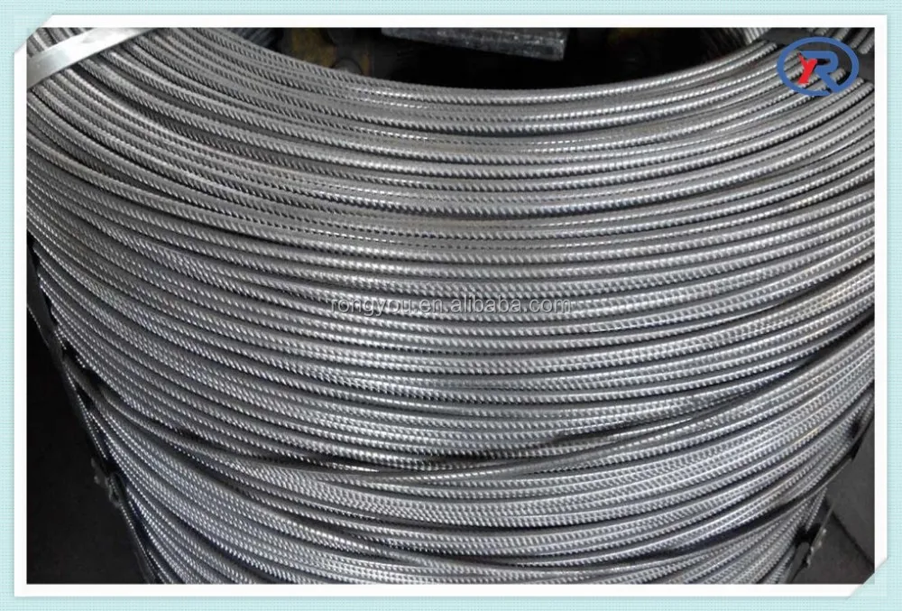 Prestressed Concrete Helical Rib Steel Wire Spiral Ribbed Pc Wire - Buy ...