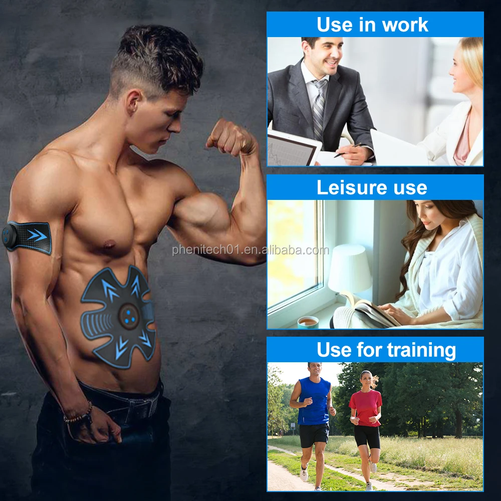 Professional Electric Muscle Stimulator,Intelligent Muscle Vibrator For ...