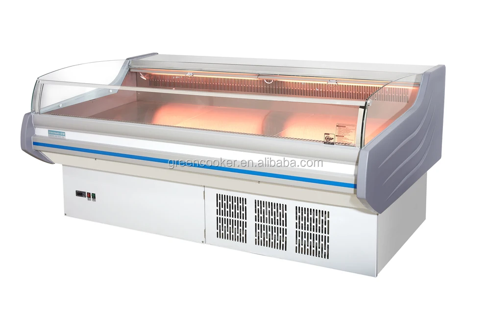 8ft Open Meat Display Chiller - Buy Meat Display Chiller,Supermarket ...