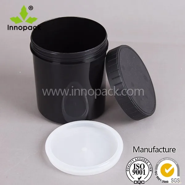 Black 500ml 1000ml Small Industrial Container For Powder - Buy ...