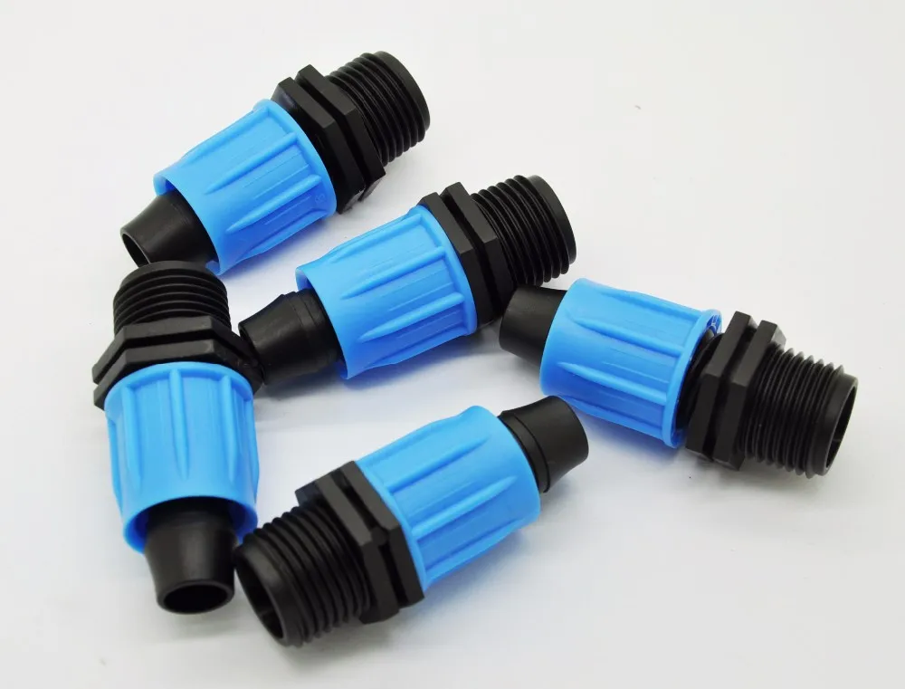 Drip Irrigation System Irrigation Pipe Fittings Tube Hose Stake Support ...