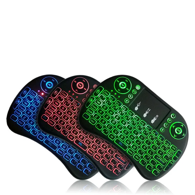 Mini 2.4g Wireless Backlit Keyboard Rechargeable Mini Keyboard I8 With ...