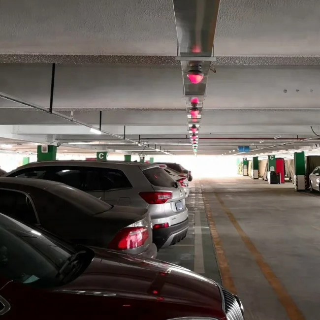Front Mounted Ultrasonic Sensor with LED Indicator for Parking Guidance