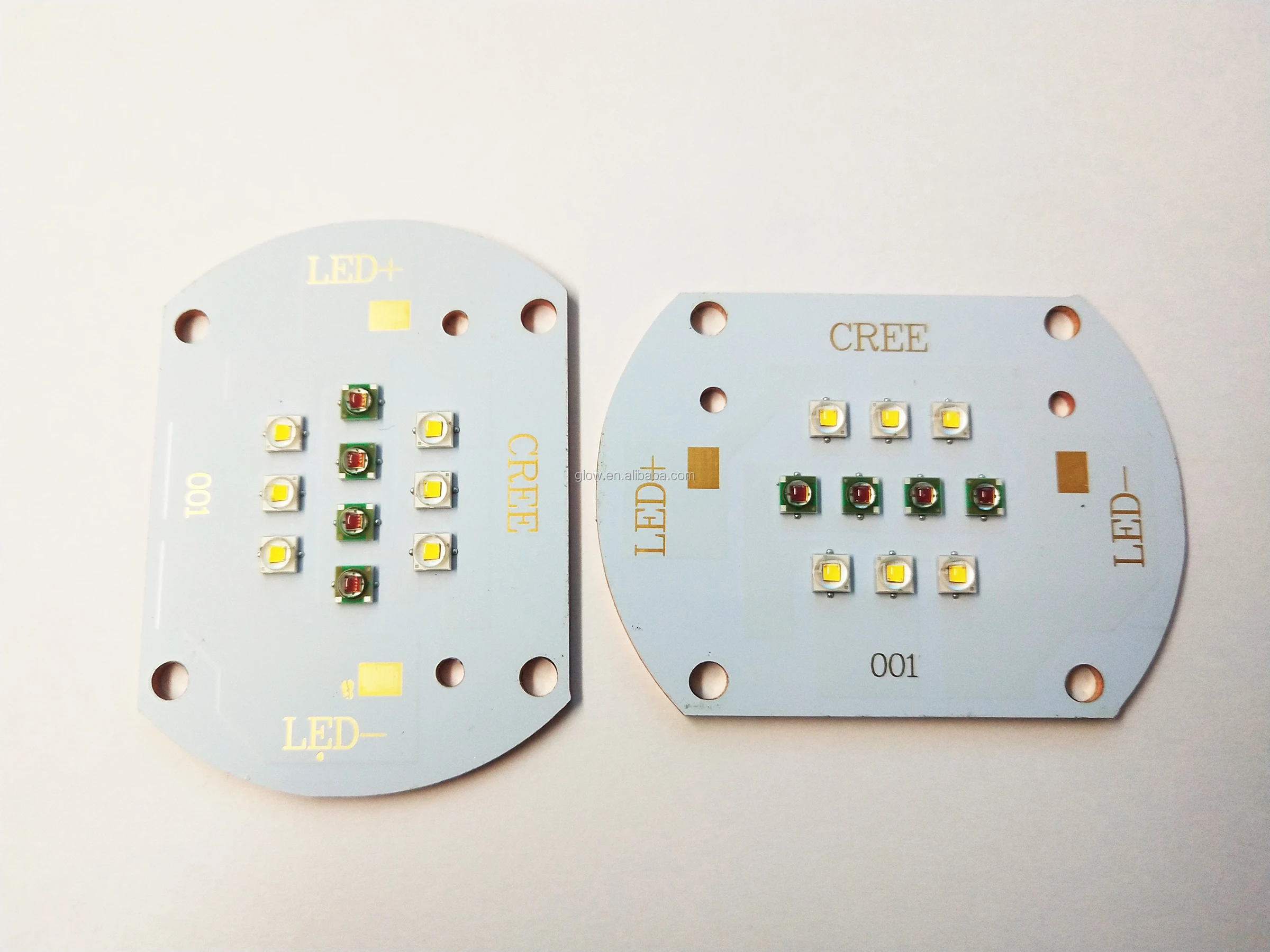 Customized Copper Plate Pcb With Original Leds 10pcs Xpg In 10 Series ...