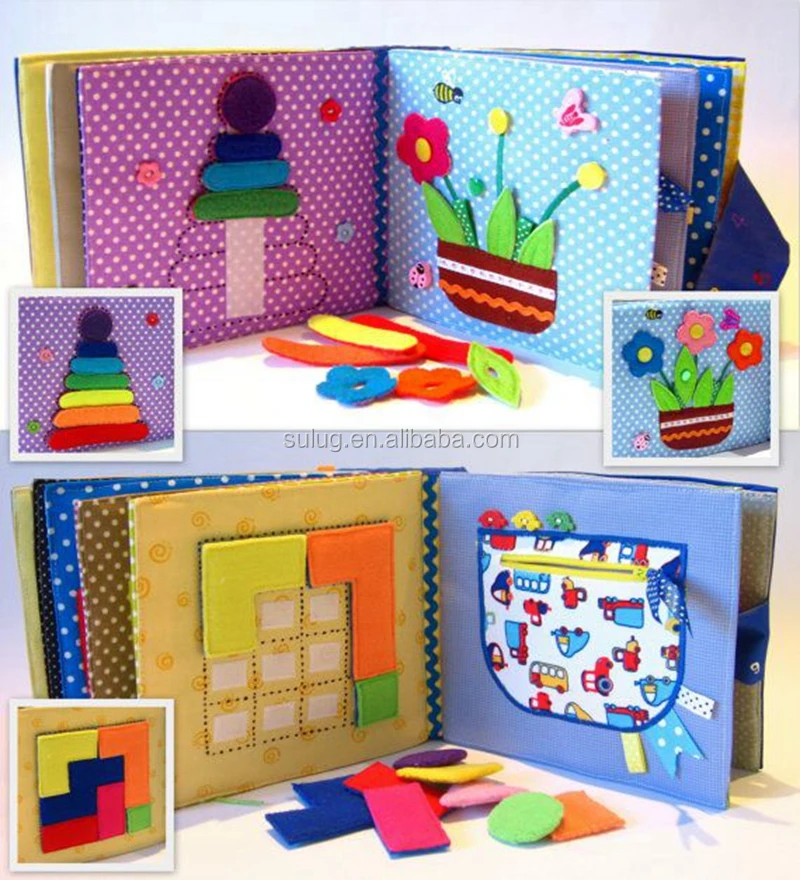 Quiet Felt Books /how To Make Felt Books /felt Activity Books - Buy ...