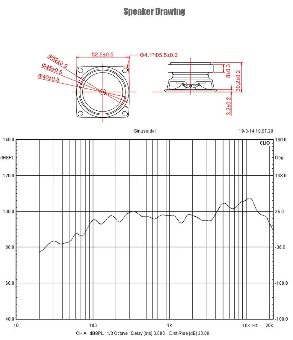 High Quality Audio Speaker 2 Inch 4ohm 5w Square Mini Subwoofer Speaker ...