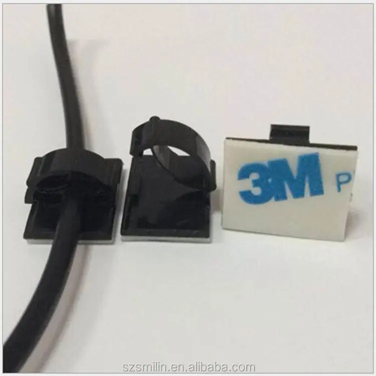 Pa66 Wire Rope Clip Type And Plastic Material Cable Clip With 3m Pe ...
