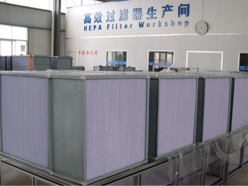 Bf Deep Pleated Hepa Medical Air Filter 99.995% H14 With Clapboard ...