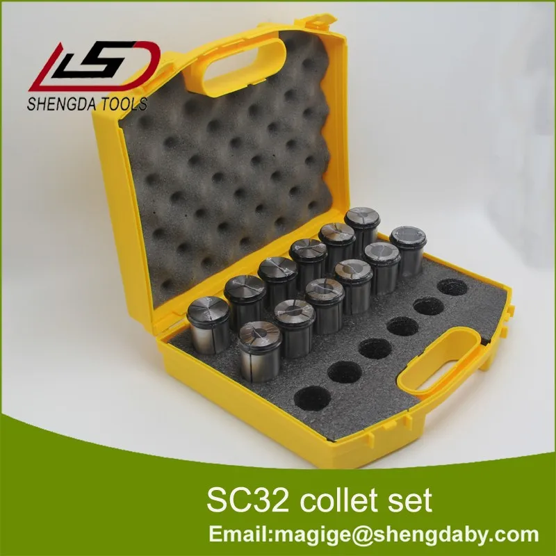 Machine Parts C16 C20 C25 C40 C32 Straight Collet - Buy Sc32 Collet ...