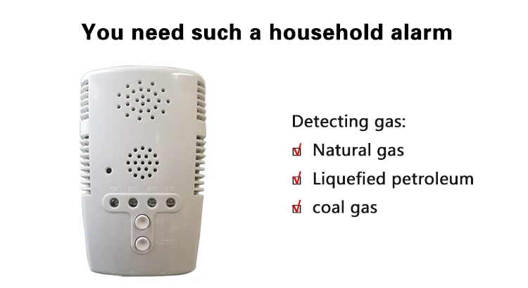 Combustible Gas Detector for Home - Gas Leak Alarm