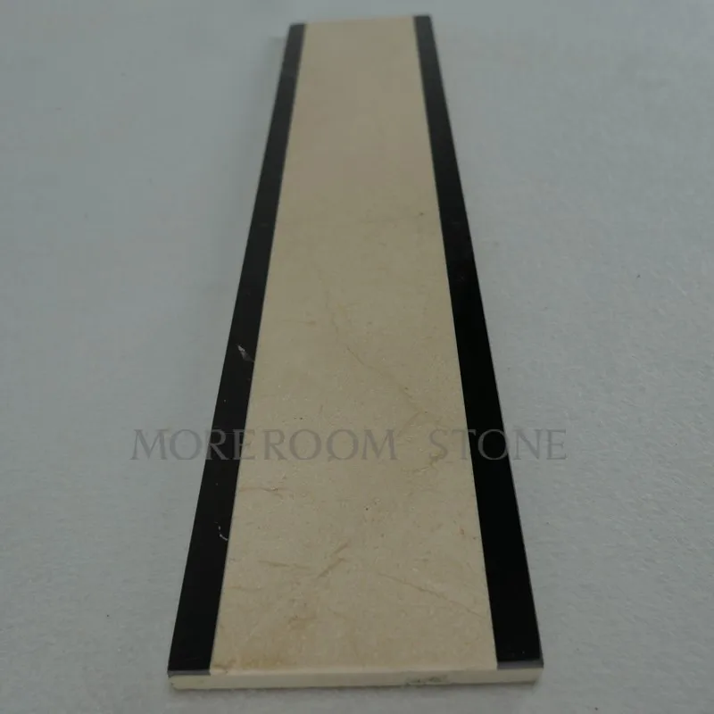 120*600mm Laminate Marble Borde Tile Patti Designs - Calcite