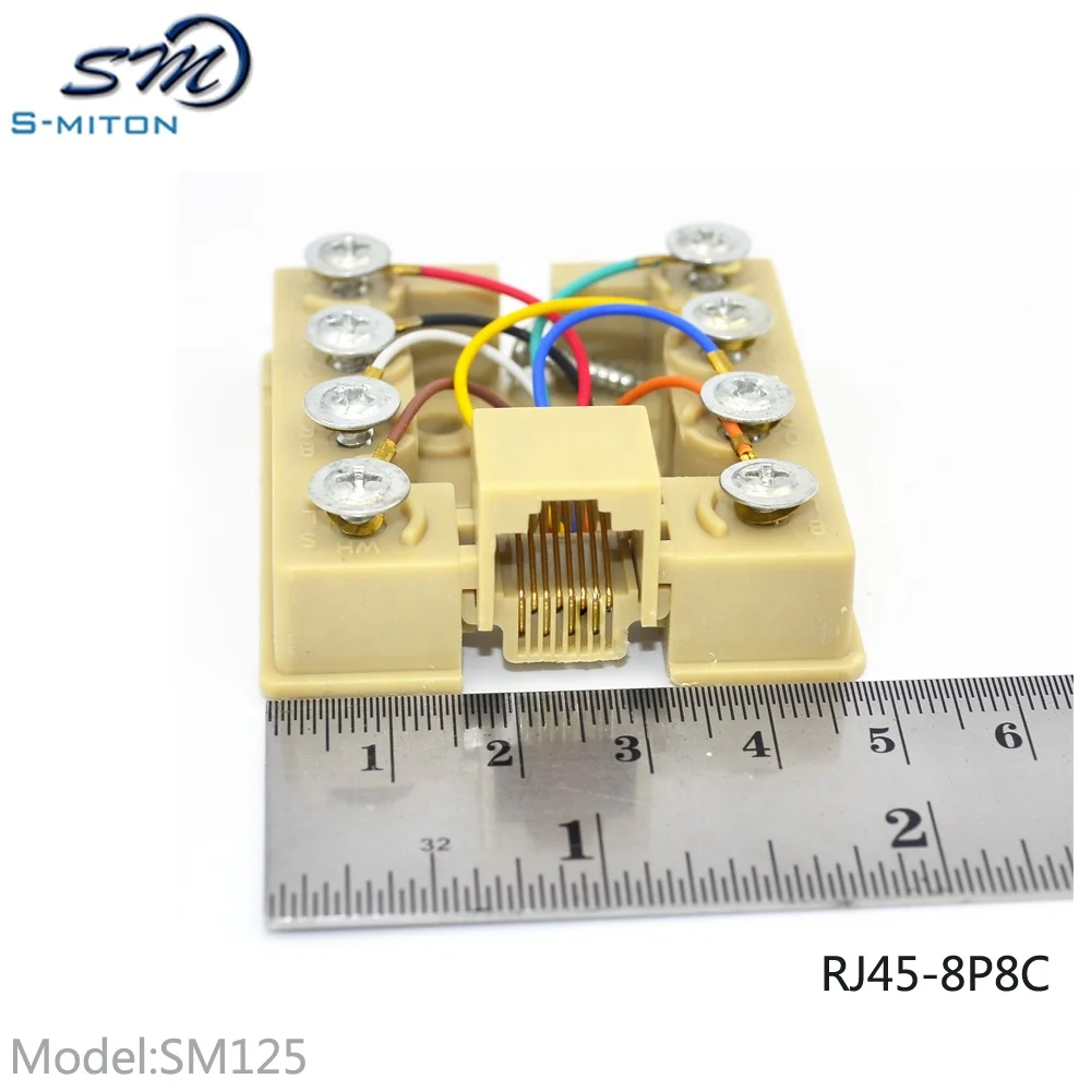 1 Ports Rj45 Terminal Box 8p8c Network Surface Box - Buy Network ...