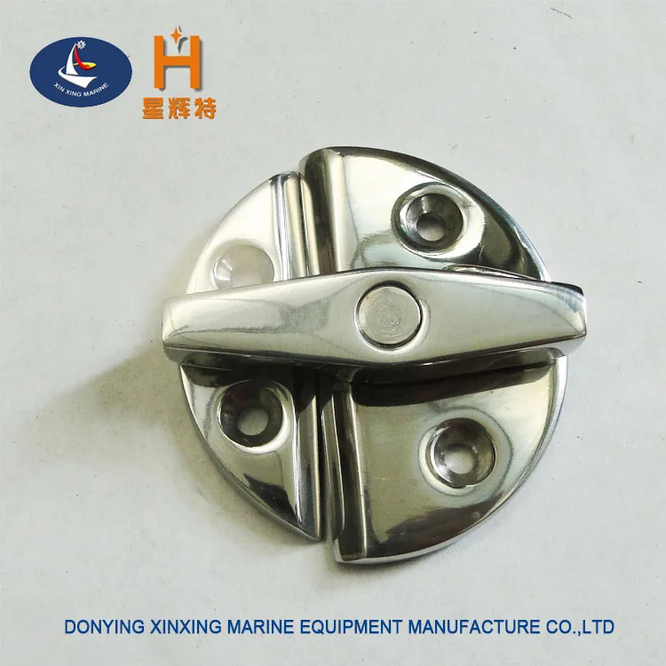 Marine Boat Round Twist Lock Door Cabine Hatch Turn Catch Latch SS316