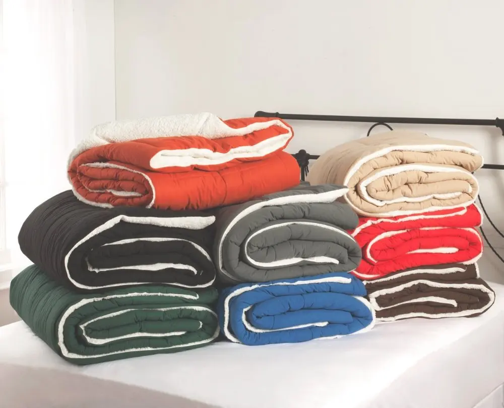 Ball Microfiber Filling Patchwork Comforter Sets White And Black ...