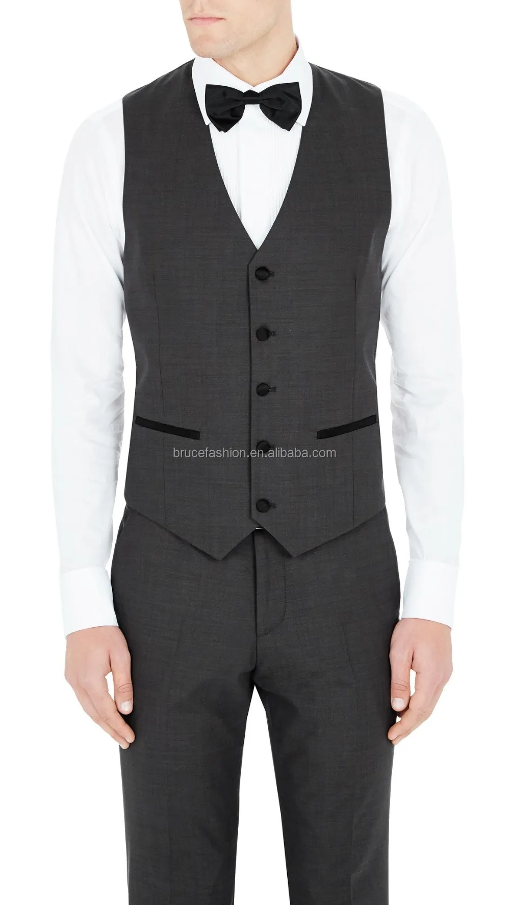 Latest Design Men's Vest Waiters Uniform Good Price High Quality Slim ...