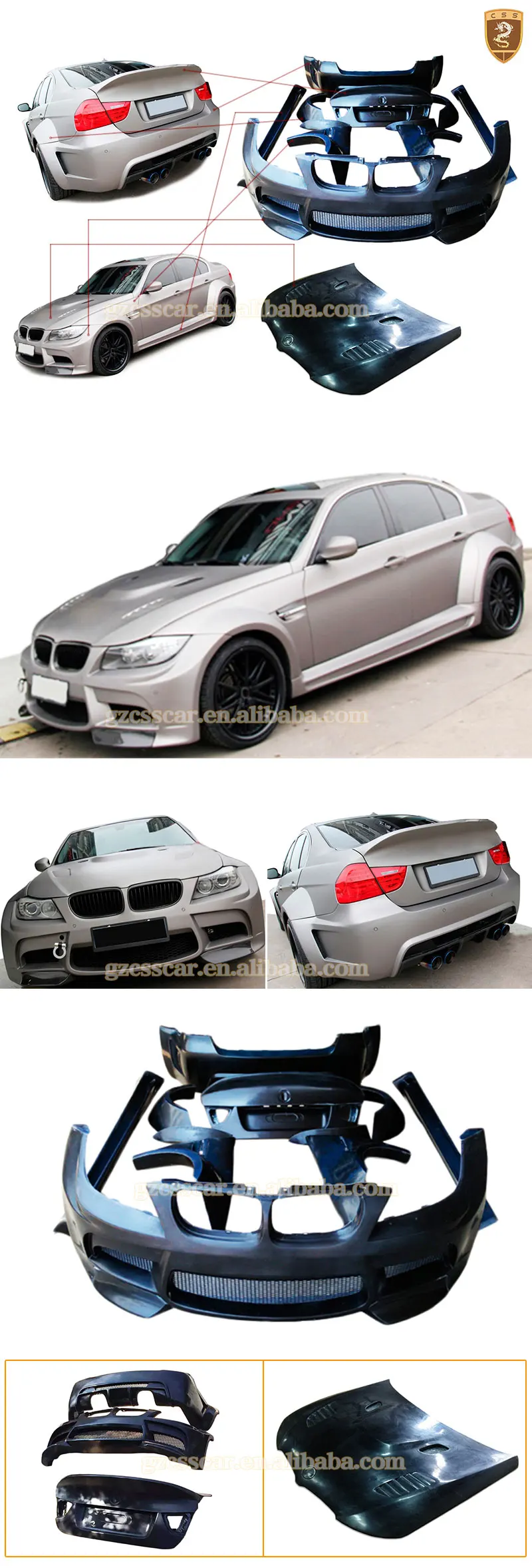 Widebody E90 BMW 3 Series Kit - Vorsteine Style Upgrade