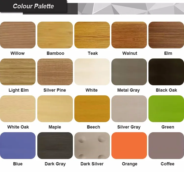 Customized Reception Desk Design - Modern Melamine Table