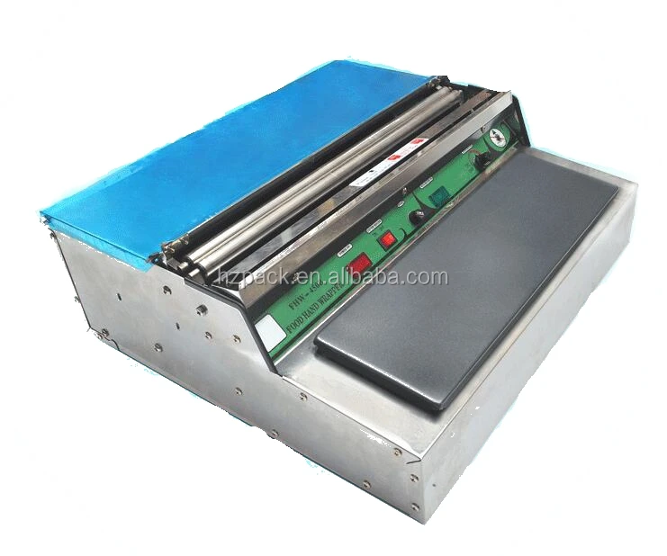Semi-automatic Hand Wrapper Plastic Cling Film Wrapper Machine For Food ...