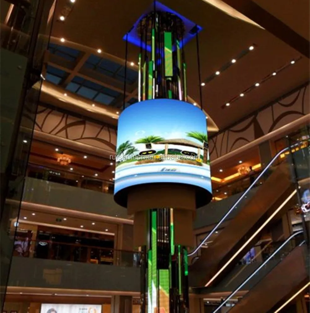 Personalizado en forma de columna redonda Flexible transparente ...