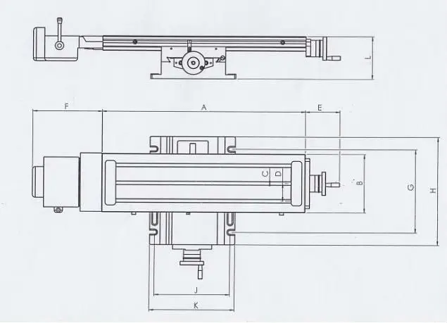 206-Z CNC Cross Slide Table with Power Feed - Precision Milling
