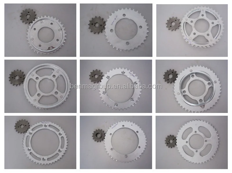 Motorcycle Sprocket and Chain Kit for TITAN2000 - Complete Transmission ...