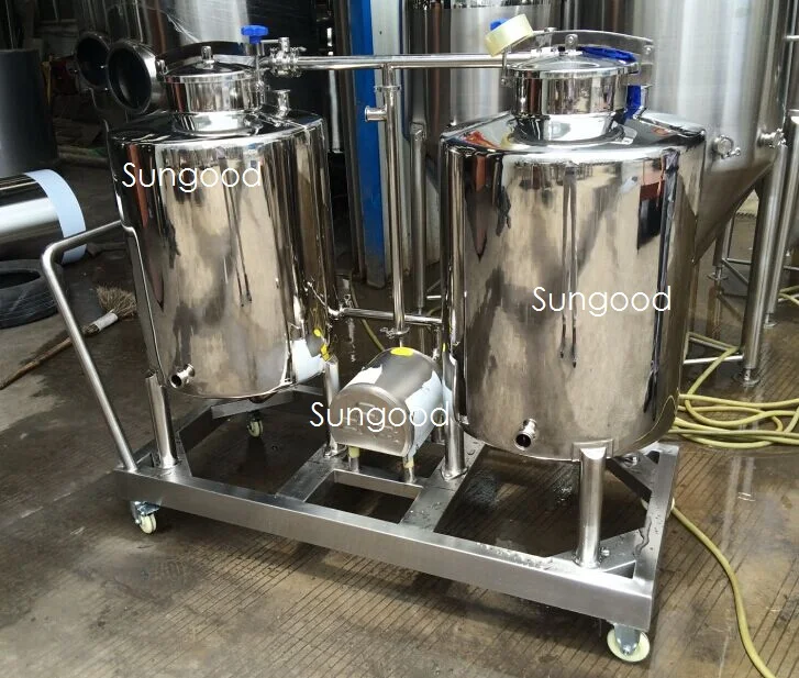 75l/150l/200l Brewery Cip Cleaning System/cip Cleaning Cart/cip Trolly ...