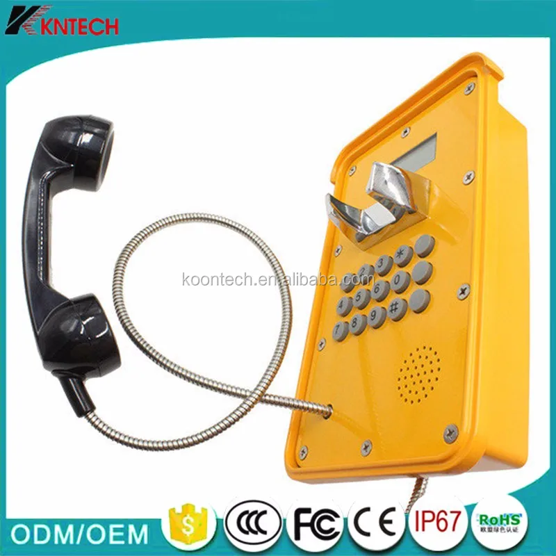 Industrial Emergency Waterproof Telephone Outdoor IP Phone KNSP-16