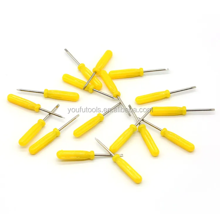 China Cheap Color Plastic Handle Flat Gift Screwdriver Precision 2.0mm ...