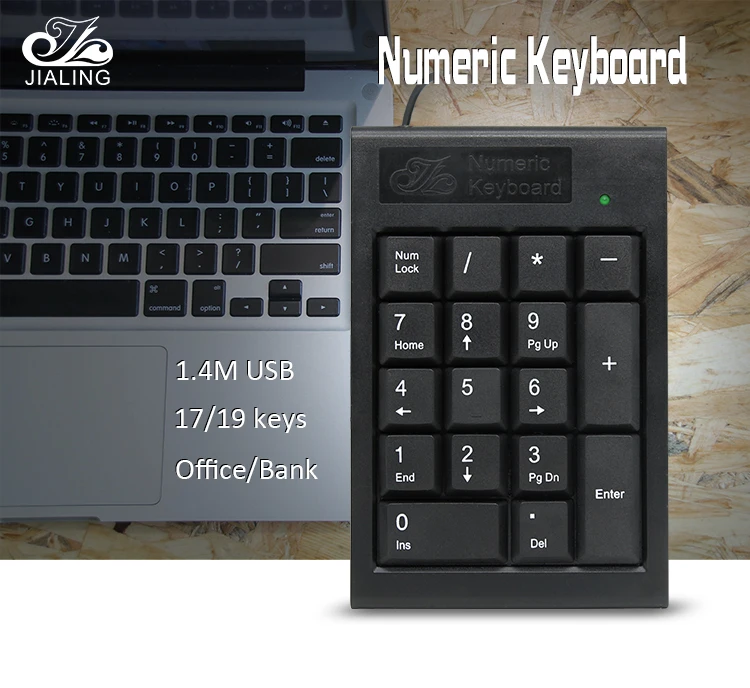 17/18/19 Keys Black Color Mini Wired Atm Pos Keyboard Usb For Desktop ...