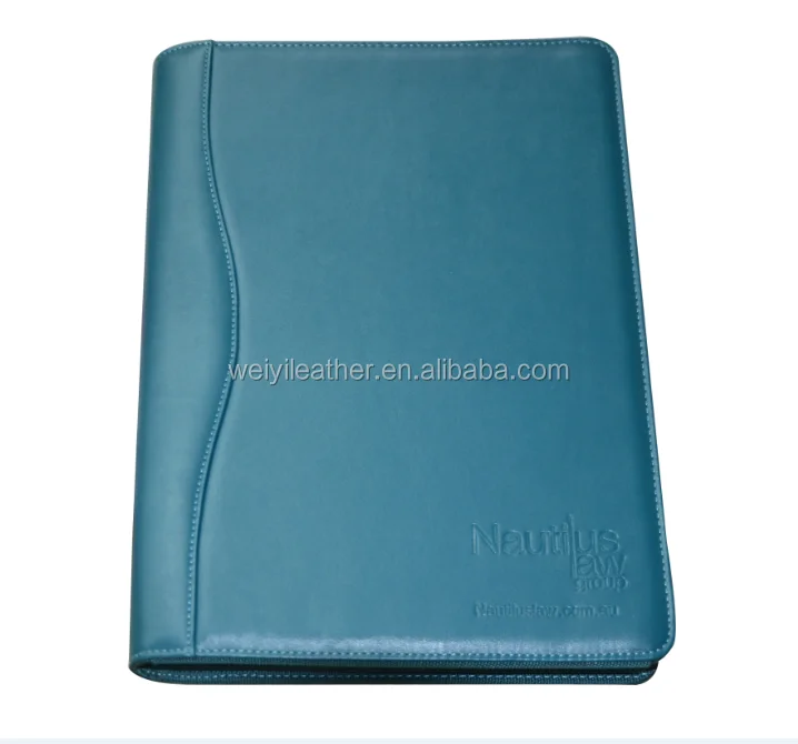 3 Ring Binder Compendium Folders Leather File Holder Portfolio For ...