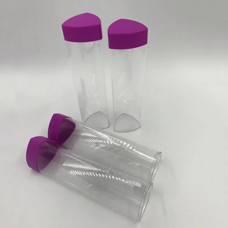 Multifunctional Petg Pvc Clear Triangle Containers Plastic Tube ...