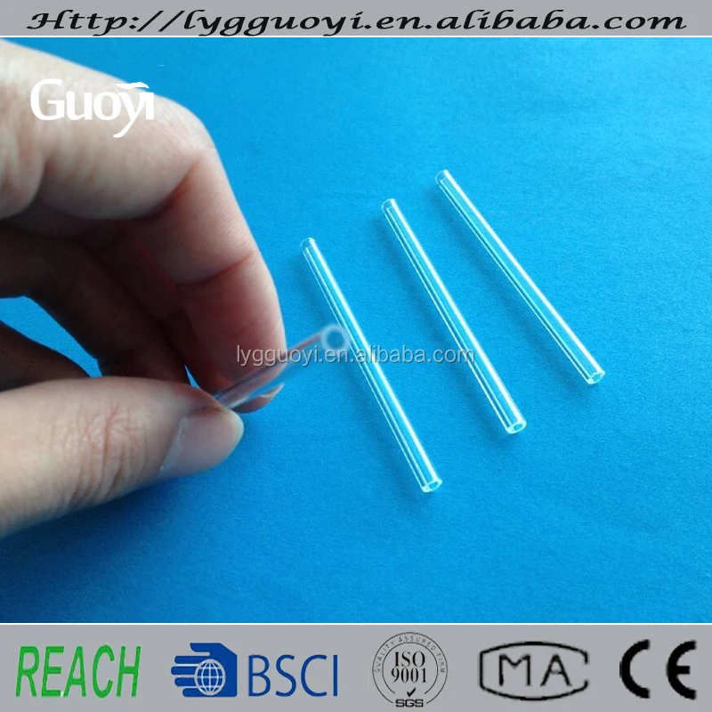 Small Diameter 2mm Clear Quartz Glass Capillary Tube - Buy 2 Mm Quartz ...
