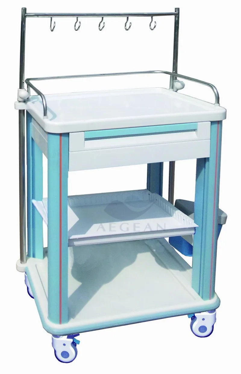 Ag-it006b1 Movable Infusion Hospital Plastic Medical Utility Cart - Buy ...