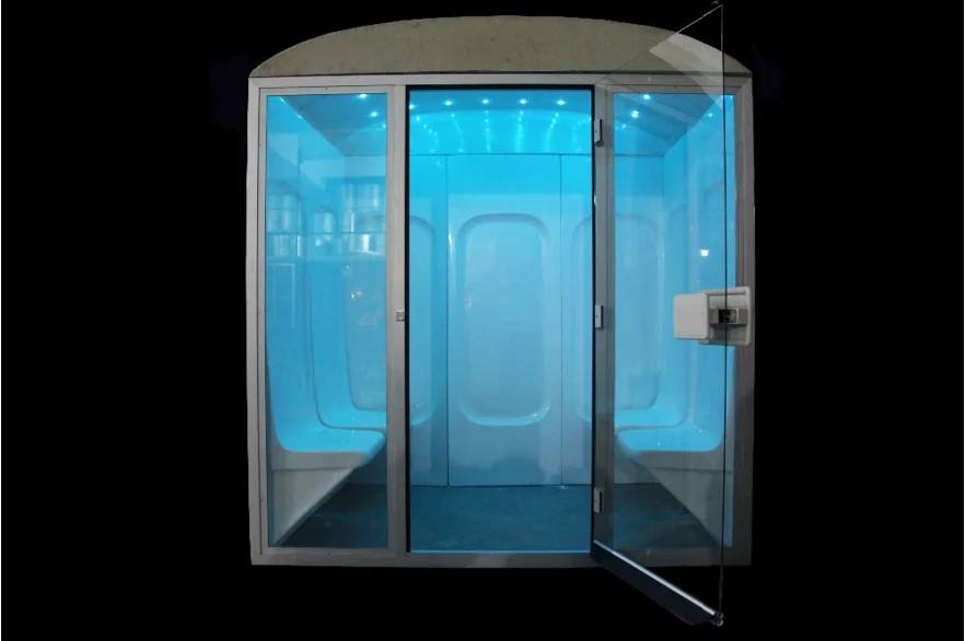 Monalisa M-6a Acrylic Wet Steam Room Many Persons Sauna Room Shower ...