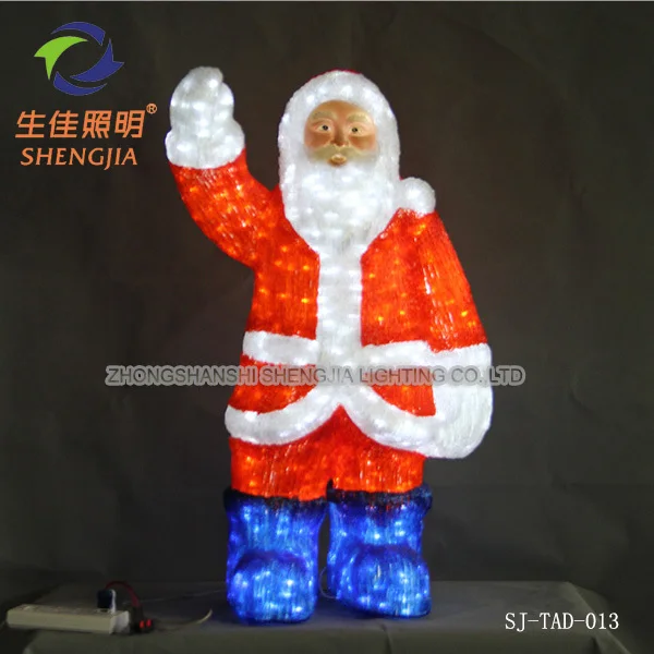 Outdoor Santa Claus LED Motif - Christmas Decorations