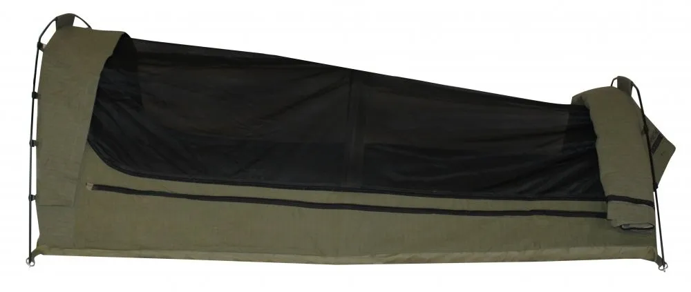 Portable Canvas Wholesale Single Man off Ground Swag Tent Waterproof ...