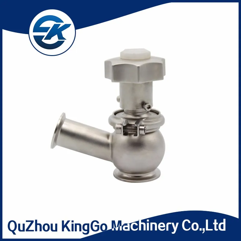 Stainless Steel Ss304 Sanitary Pneumatic Stop Valve Globe Valve - Buy ...