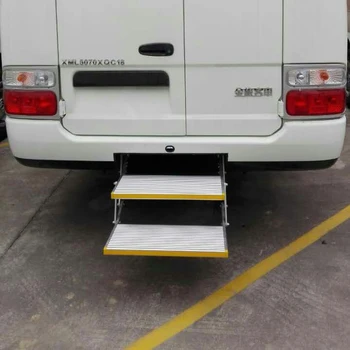 Motorhome Side Electric Aluminum Folding Steps Loading Capacity 200kg ...