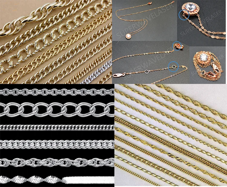 Italian Gold Bismarck Chain Making Machine with Laser Welder