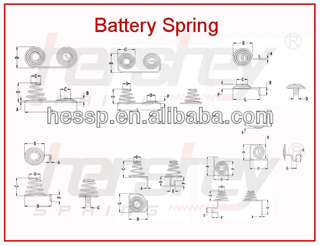 Different types remote control battery spring from China Manufacturer ...