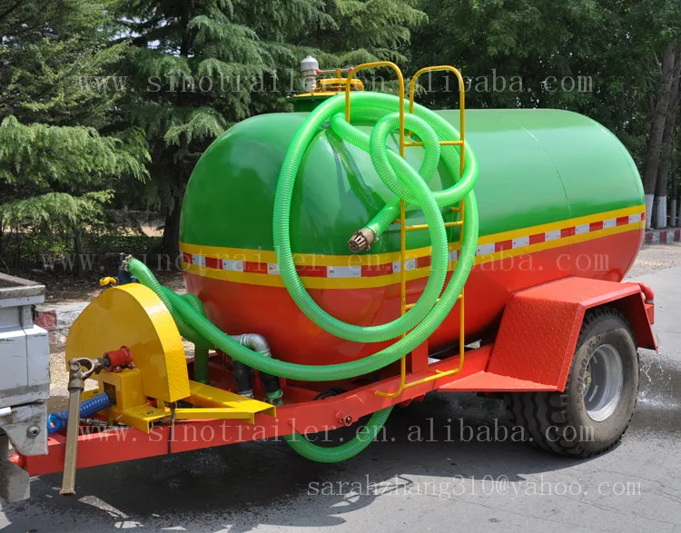 Tractor Tow 4000l Pto Pump Water Sprayer Tanker Truck With Trailer ...